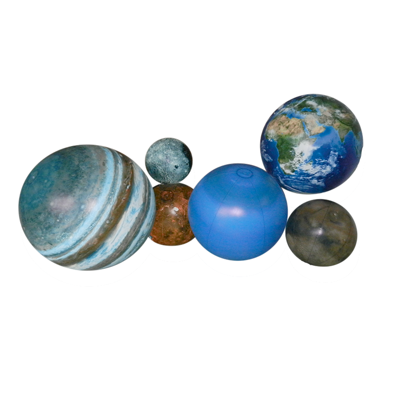 Giant Planets 59"-1,50m-157"-4m-Earth, moon, planets by Inflatable24 ...